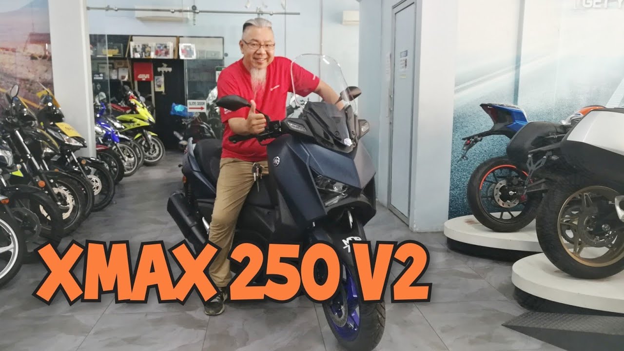 YAMAHA Xmax 250 v2 2023 - jualan pisang hangat....... - YouTube