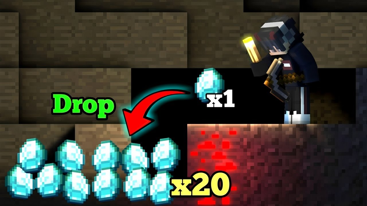 Minecraft, But Every Item You Drop Is Multiplied - YouTube