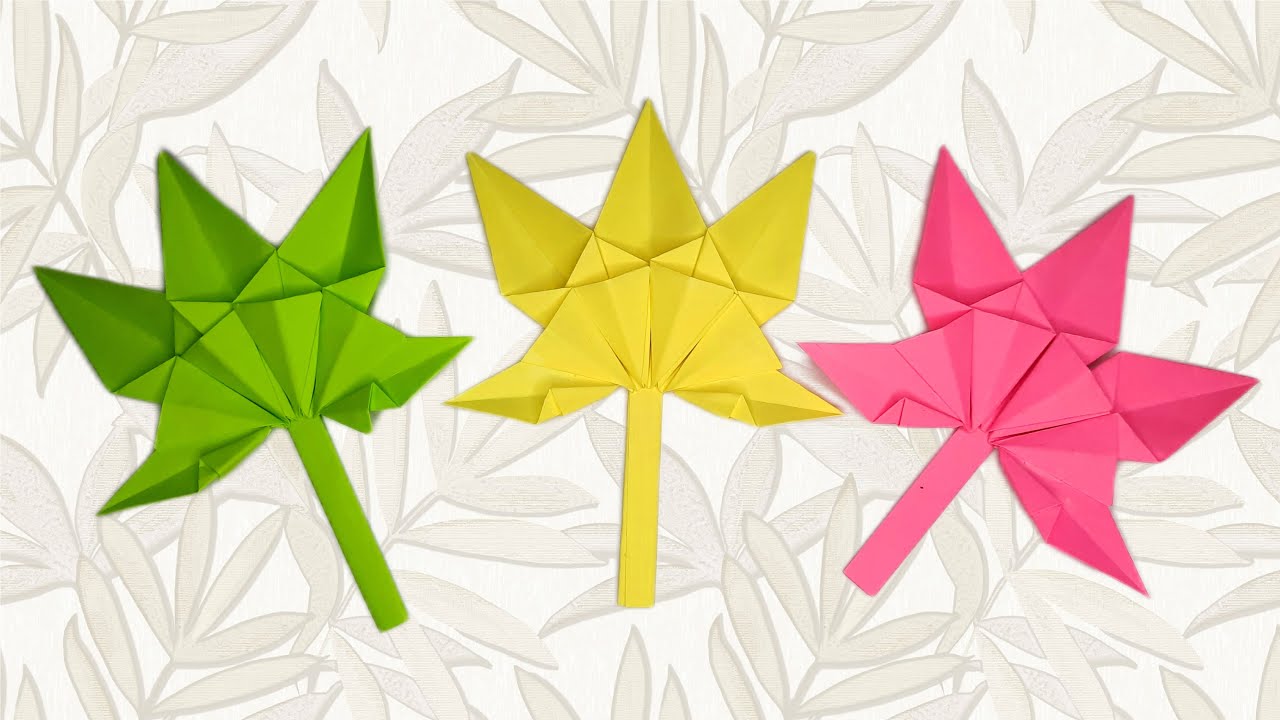 How To Make a Maple leaf Origami | DIY Maple Leaf - YouTube