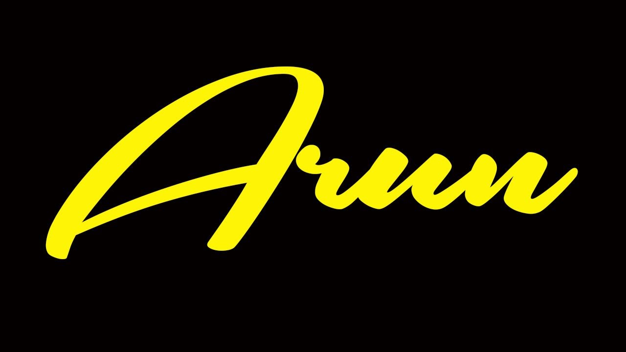 Arun Name Signature Style Arun Signature Style A Name Signature