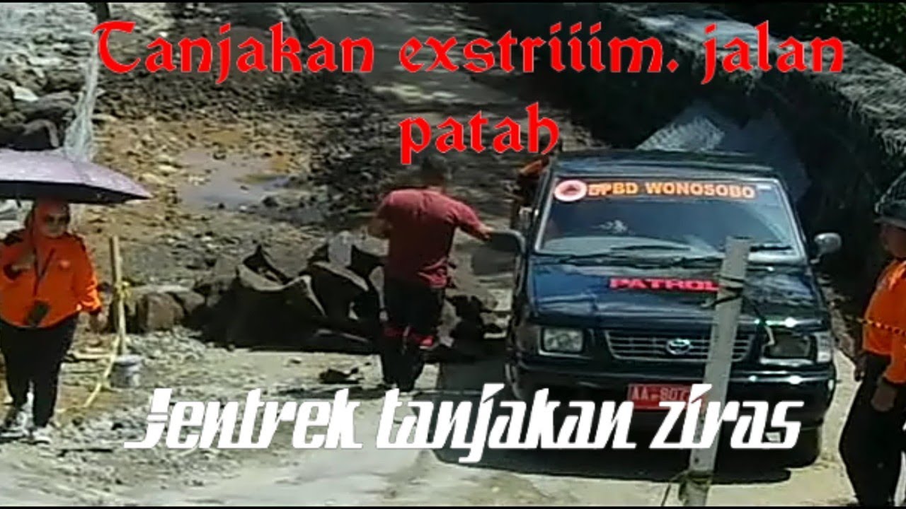 Tanjakan exstriiim @desa Pucungkerep #jalan patah - YouTube