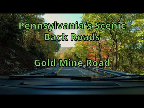 Pennsylvania's Scenic Back Roads ~ Goldmine road - YouTube