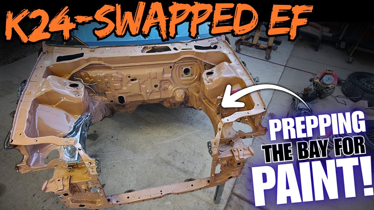 Prepping My K24 Swapped EF for PAINT! (THE TEARDOWN) - YouTube