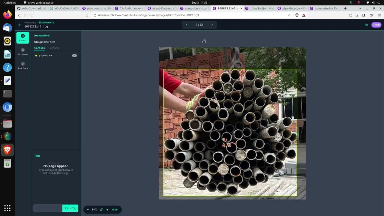 yolov8 yolov5 pipe counting better idea intelligent solutions roboflow count pipe object ...