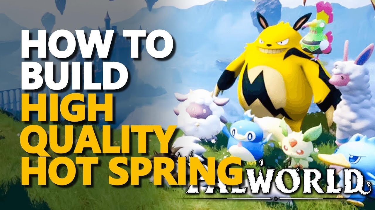 How to build High quality Hot Spring Palworld - YouTube
