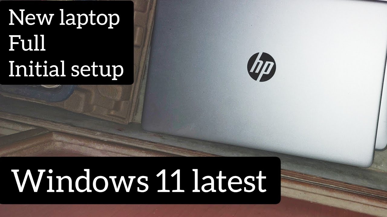 UNBOXING AND INTAIL SETUP OF A BRAND NEW HP FQ5007TU LAPTOP - YouTube