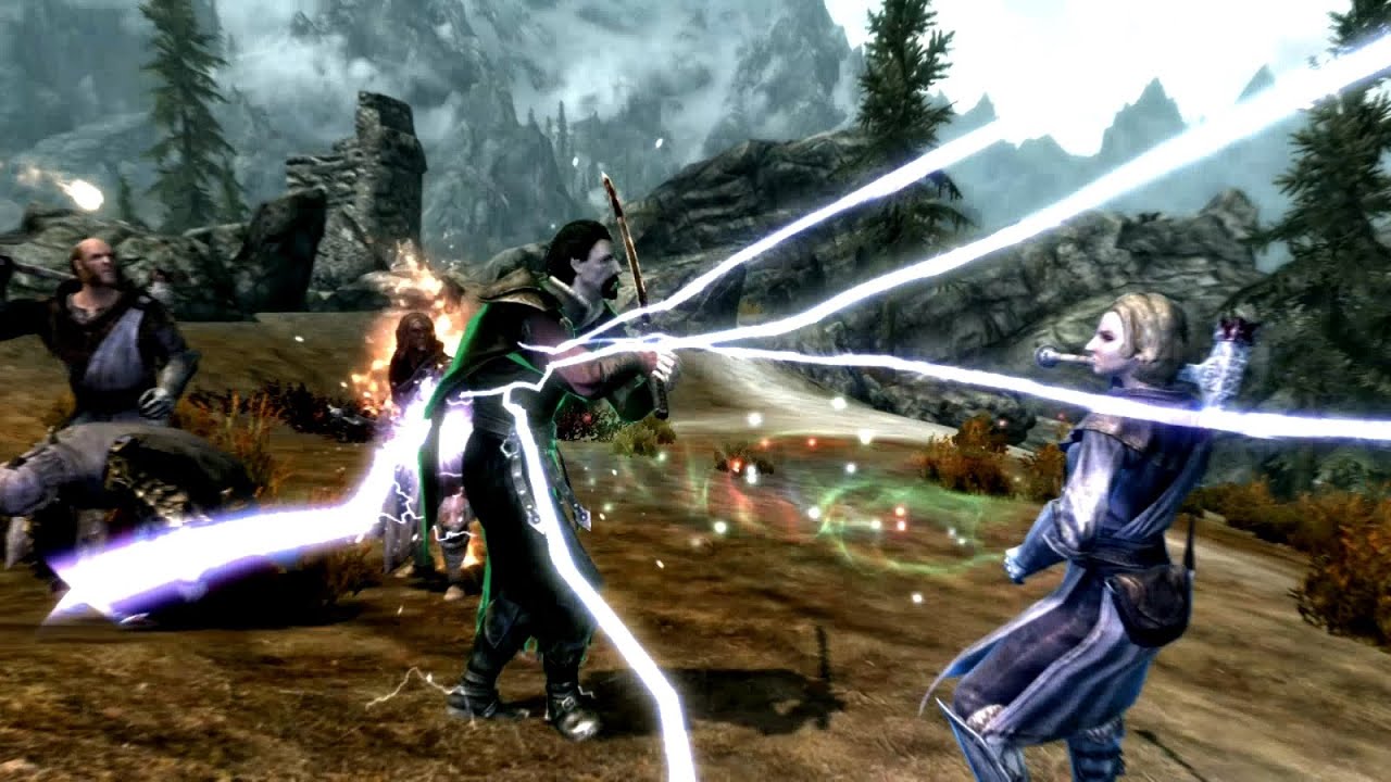 Skyrim Battles - [Day] - Vigilant Tolan, Tyranus, Adalvald & Keeper ...