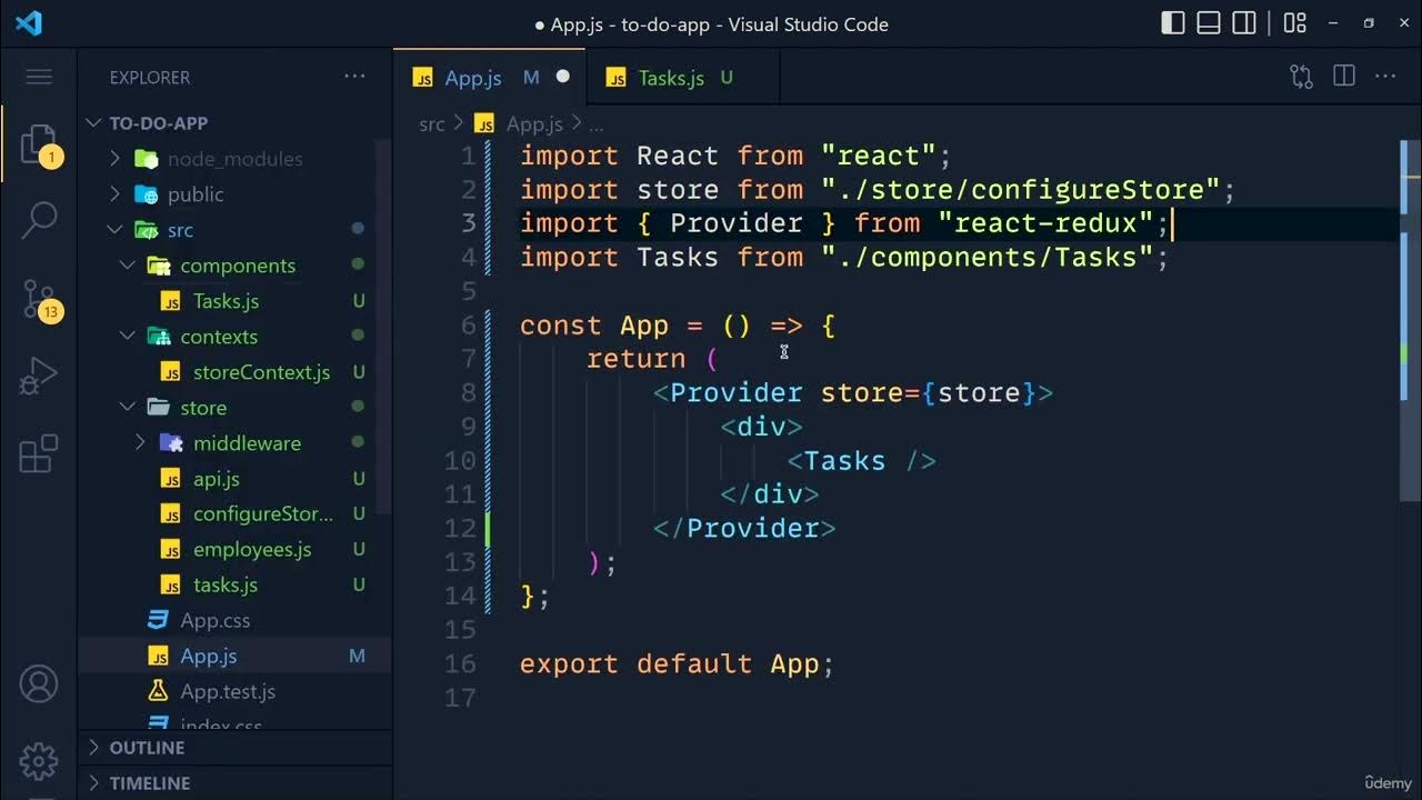 Connecting Redux using react-redux - YouTube