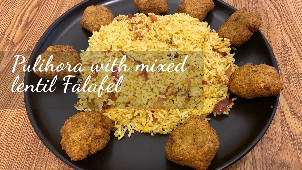 Andhra style Tamarind rice ( Pulihora | Puliogere with mixed lentil ...