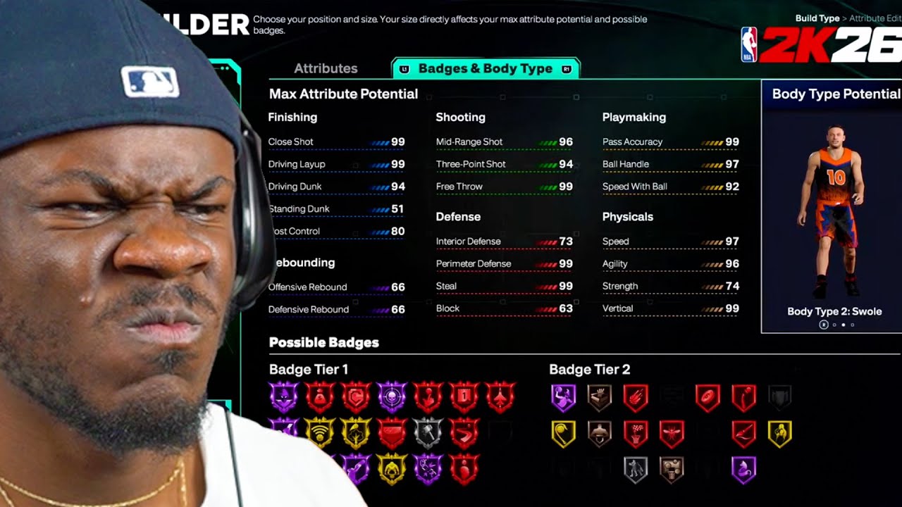 REASE REACTS: NBA 2K26 BUILDER - YouTube