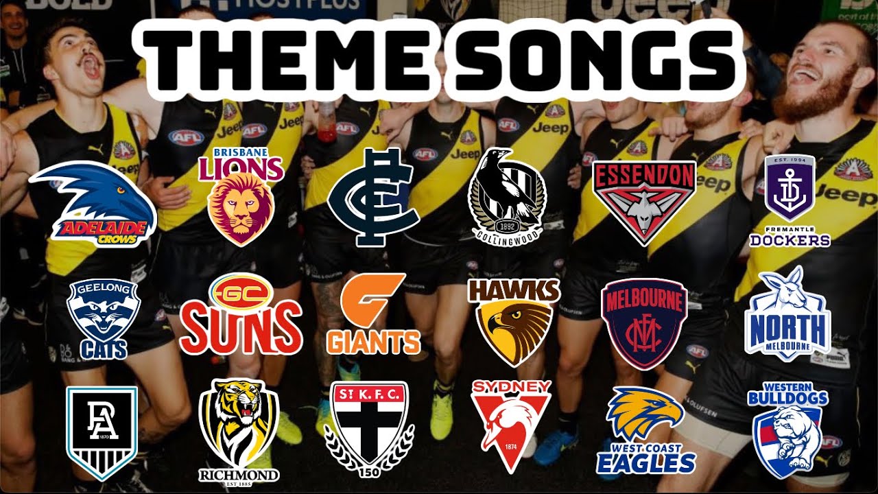 AFL Club Theme Songs 2025 - YouTube