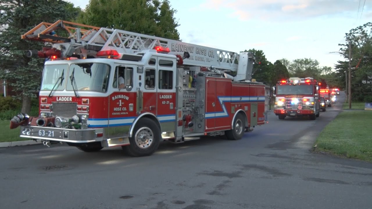 Friendship Fire Company 1 Englewood, PA Fire Truck Block Party Parade 5 ...