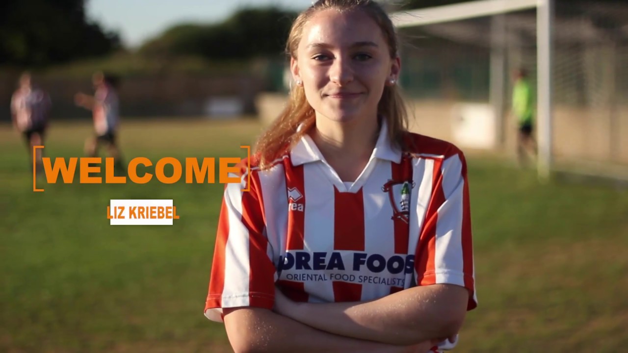 Liz Kriebel signs for Ashford Town (Middlesex) Ladies FC - YouTube