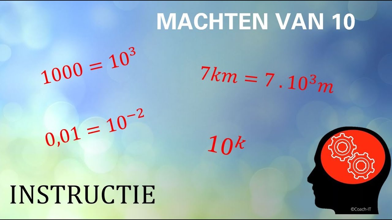 Instructievideo: machten van tien en hun toepassingen - YouTube