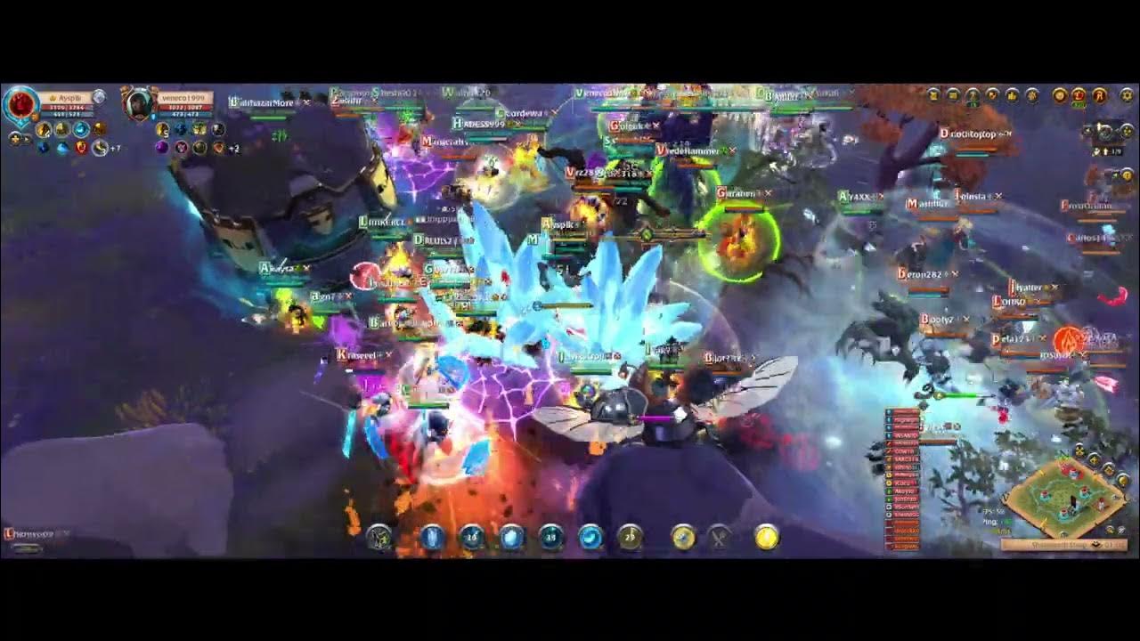 McN vs Purgatori and moon - Parte 2 - Gremio Monos con Navaja - Albion Online ZvZ - YouTube