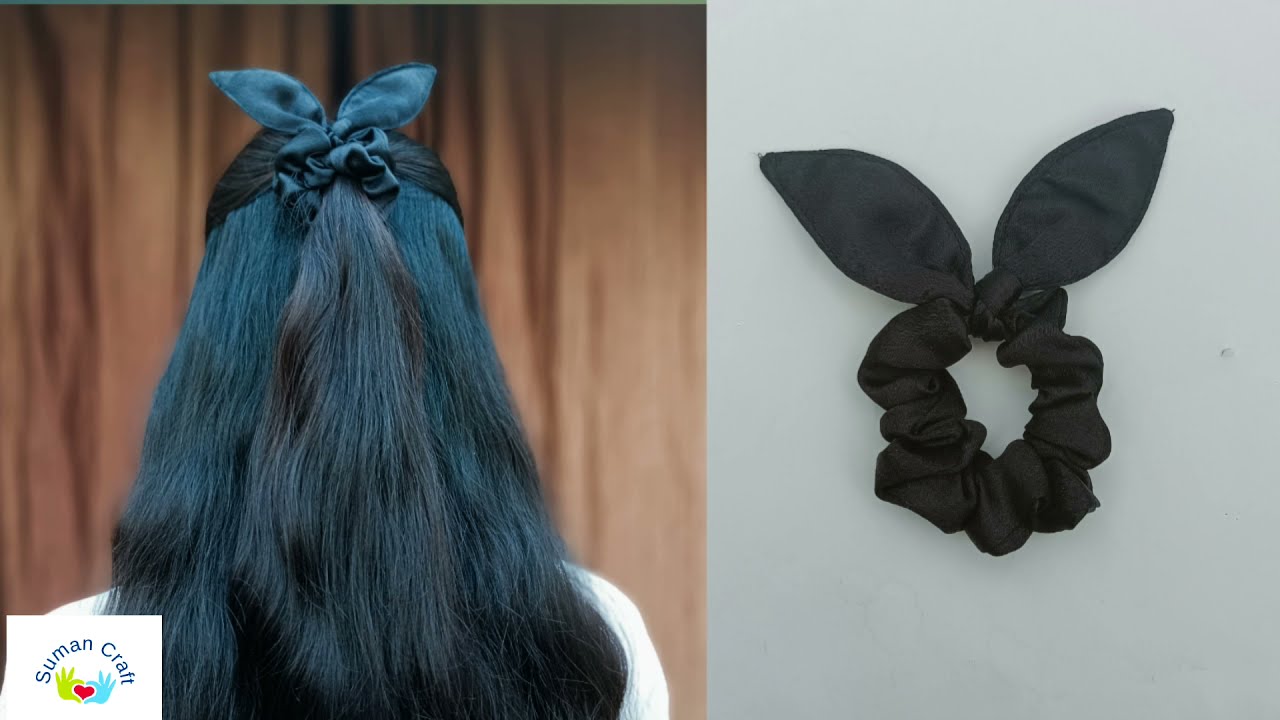 How to make hair rubber band at home. - YouTube