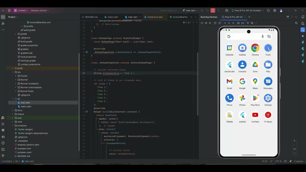 Flutter Make Choices Easy With The Dropdownbutton Widget Youtube