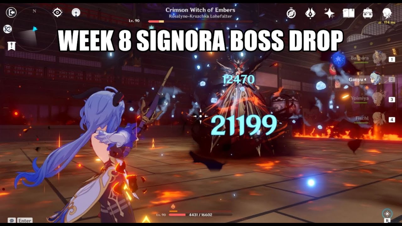 Week 8 Signora Boss Drop | Genshin Impact - YouTube