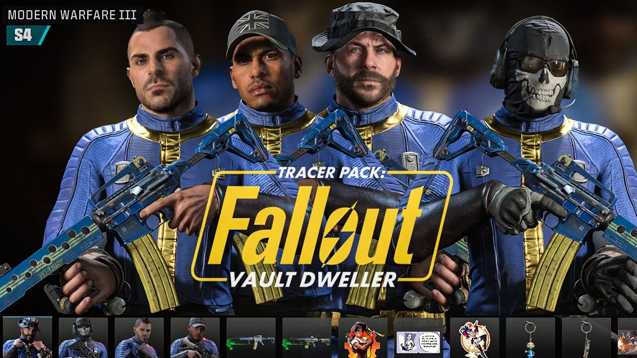 TRACER PACK: FALLOUT - VAULT DWELLER - SEASON 4 - MW3 - YouTube