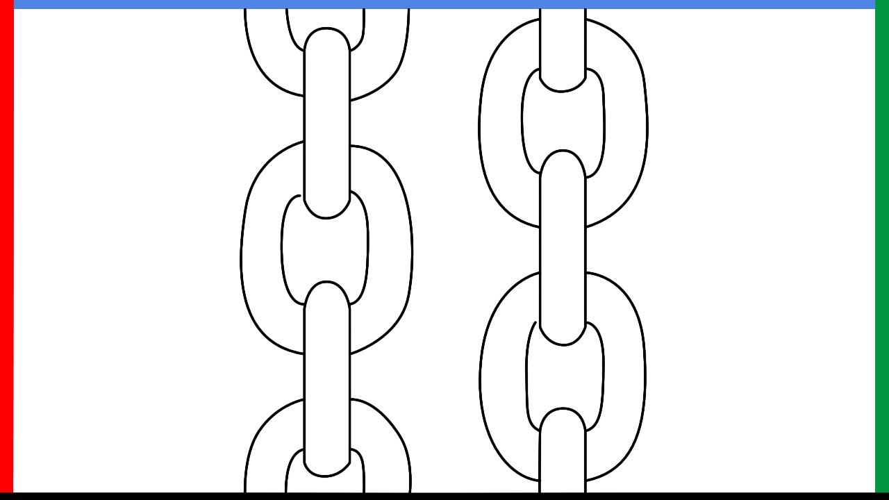 How to draw Chains [emoji] step by step for beginners - YouTube