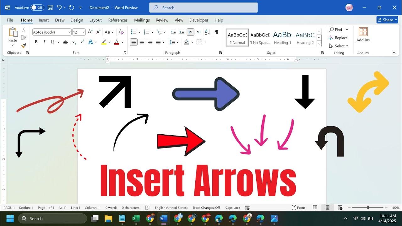 How To Insert Arrows In Word YouTube how-to-insert-arrows-in-word-youtube