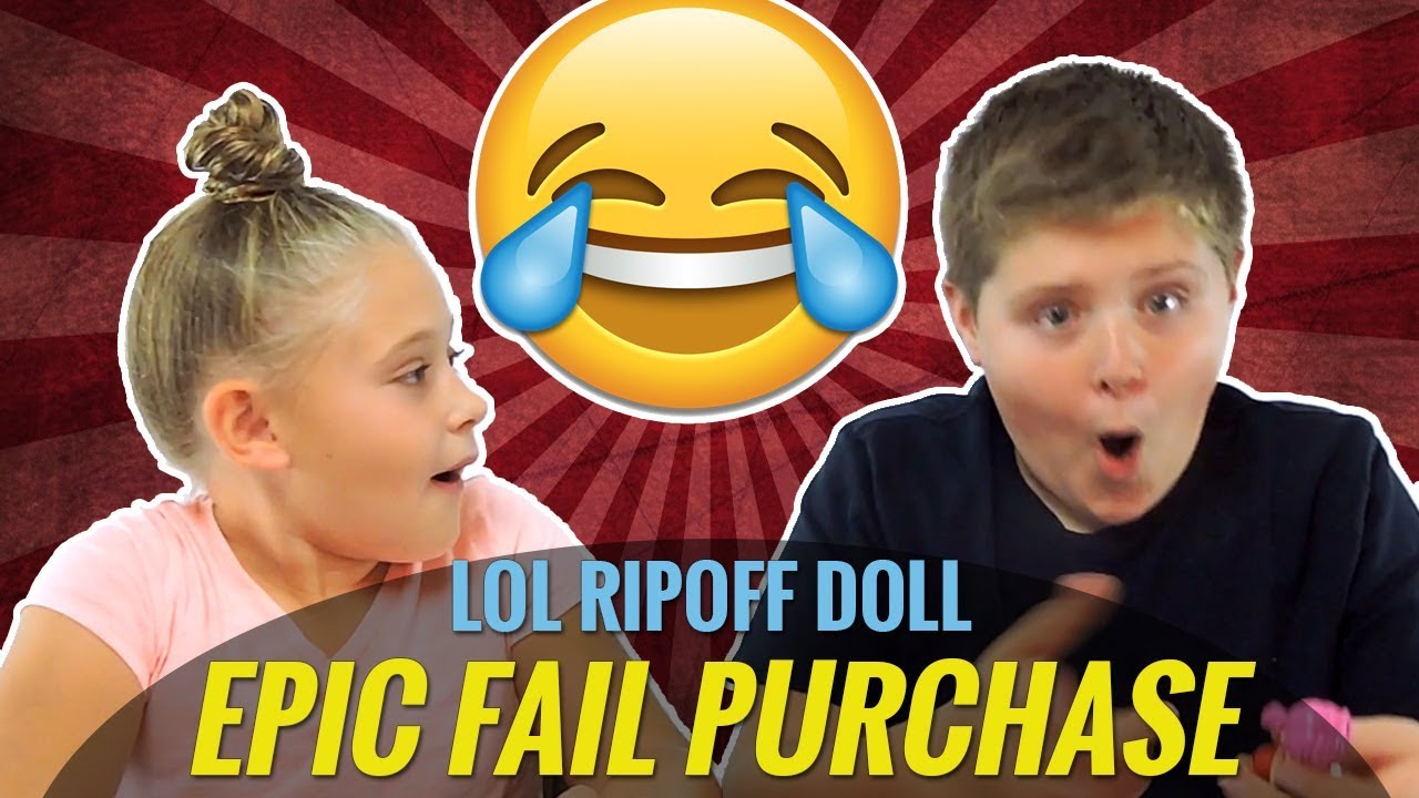 Big LOL Surprise Doll Fake Rip OFF | Funny Epic Fail Toys Blind bags ...