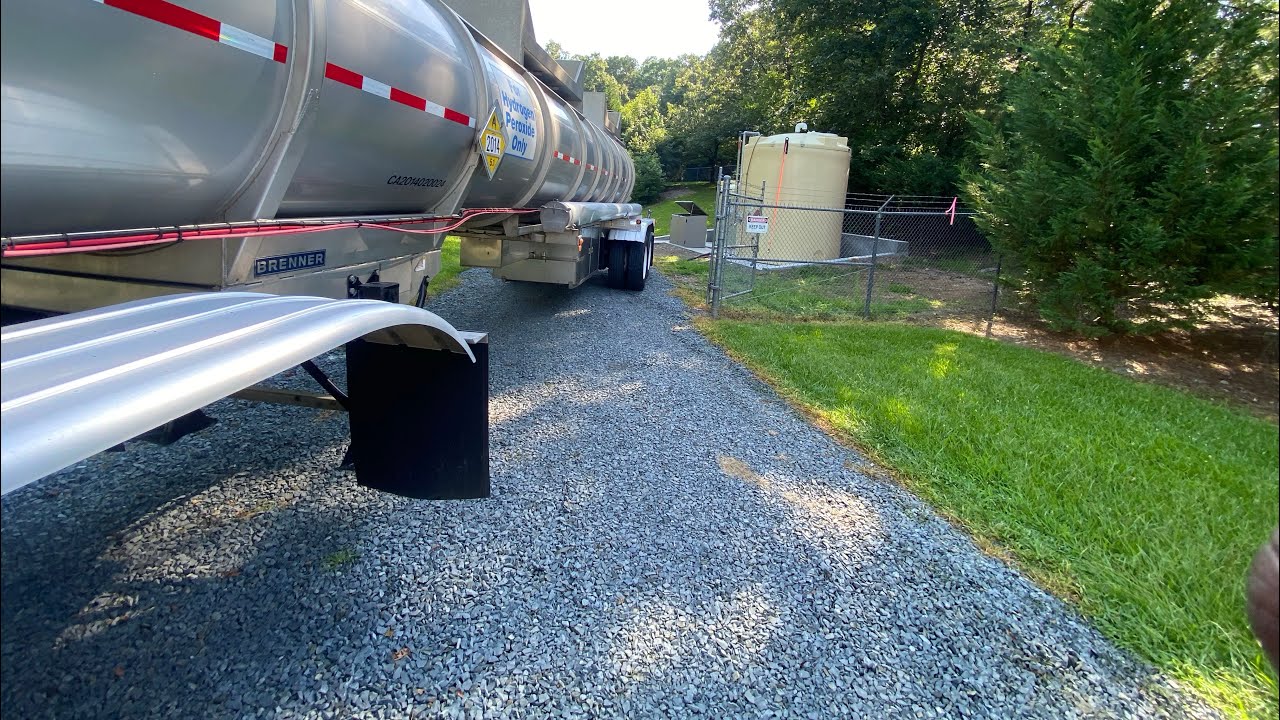 Tanker life: unloading a shipment of Bleach - YouTube