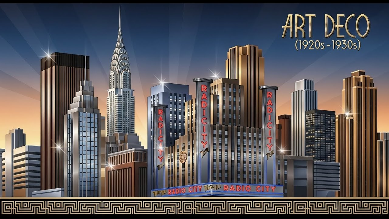 Art Deco Architecture 1920s–1930s Glamour, Geometry & Modern Design ...