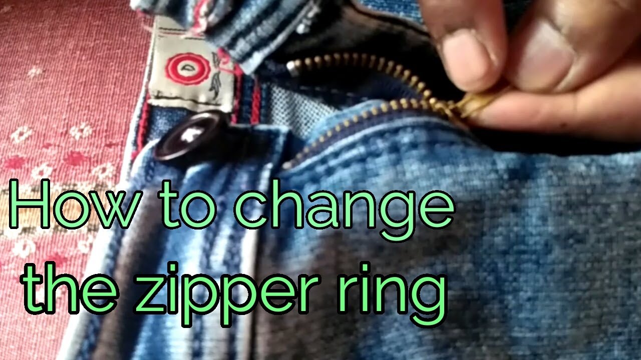 How to Change the Zipper Ring | जिपर रिंग को कैसे बदलें - YouTube
