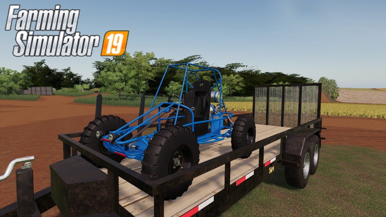 FARMING SIM 19 | BOUGHT SOME GO KARTS TO START OUR FARM RACING! - YouTube