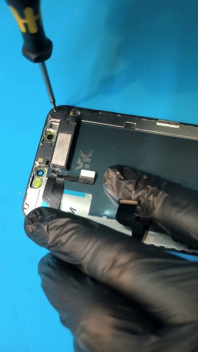 TROCA DE TELA IPHONE XS - YouTube