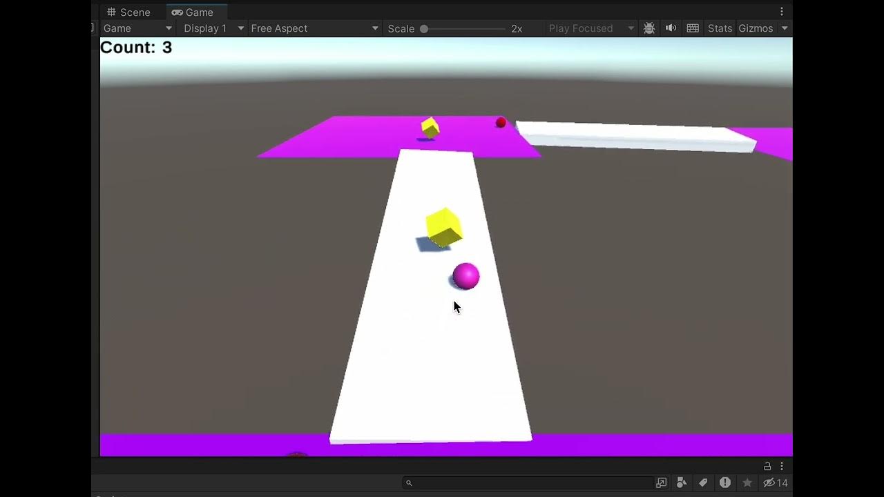 Unity Roll the ball game (2023) - YouTube