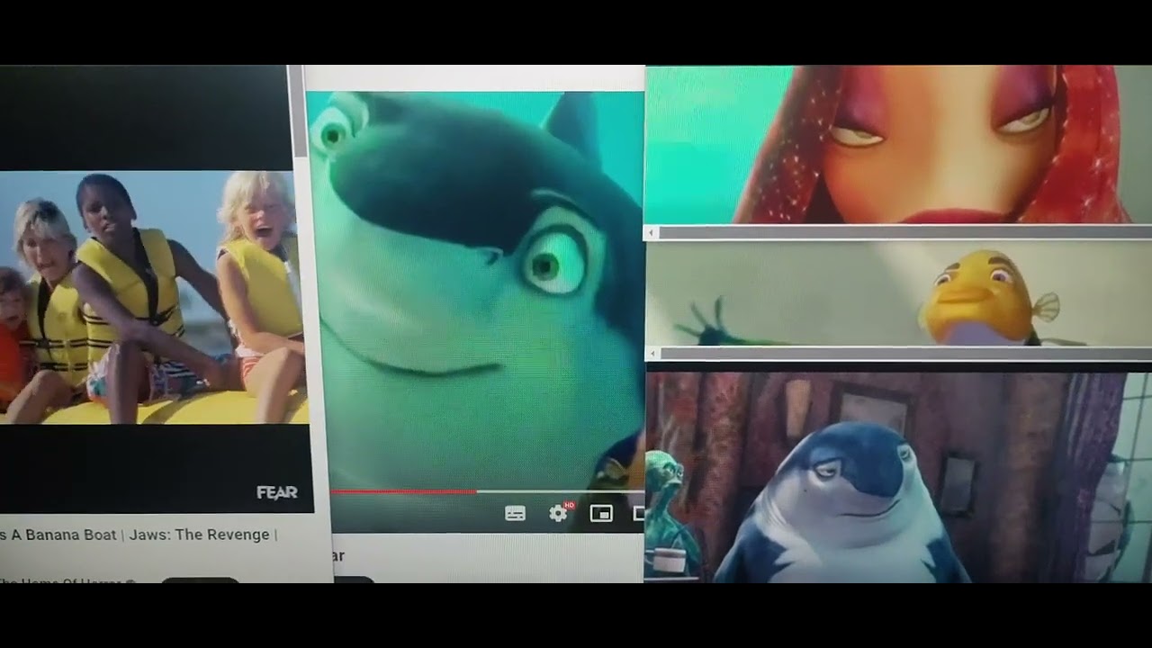 shark tale lola oscar jaws they're coming - YouTube
