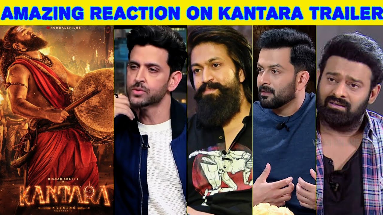 Indian Actors Amazing Reaction On Kantara Chapter 1 Trailer | Rishabh ...