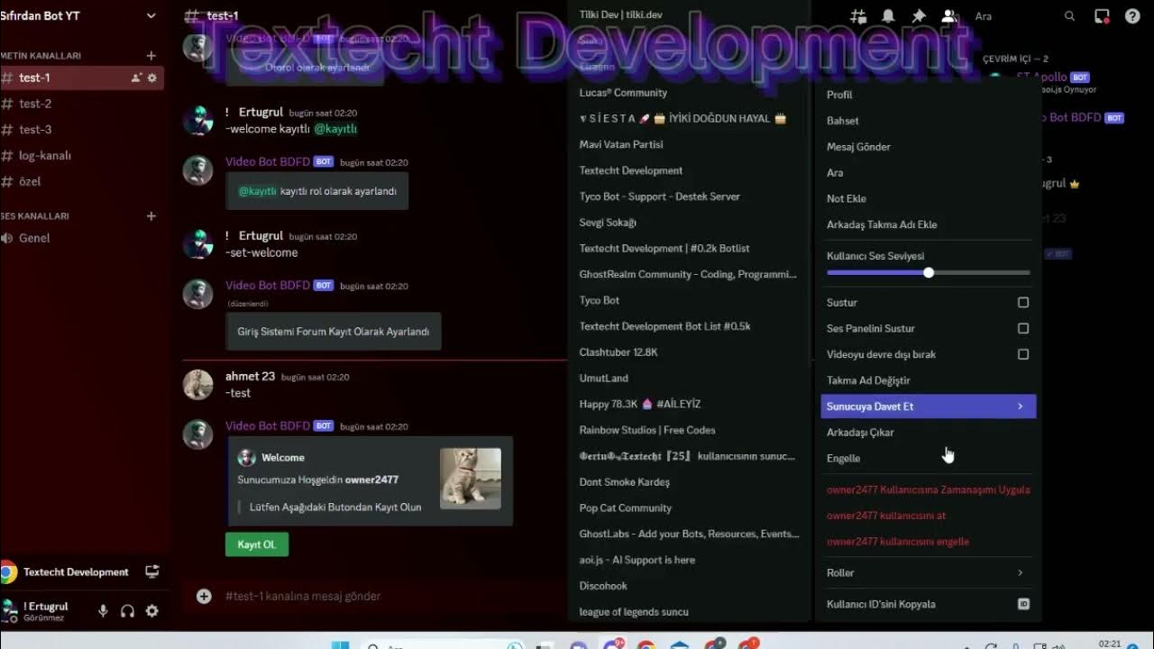 BDFD | Welcome system V6 - YouTube