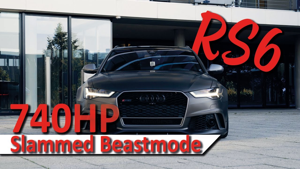 RS6 740HP Bagged incredible Exhaust Sound [4K] - Thrillhouse Media ...