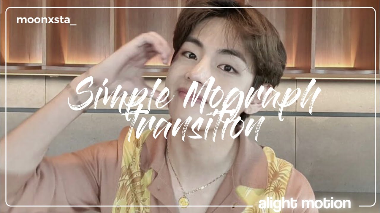 Simple Mograph transition || Alight Motion tutorial - YouTube