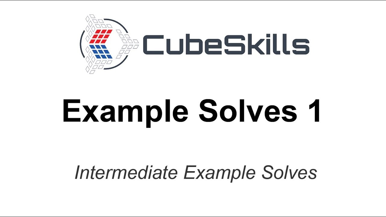 3x3 Intermediate Example Solves [1] - YouTube