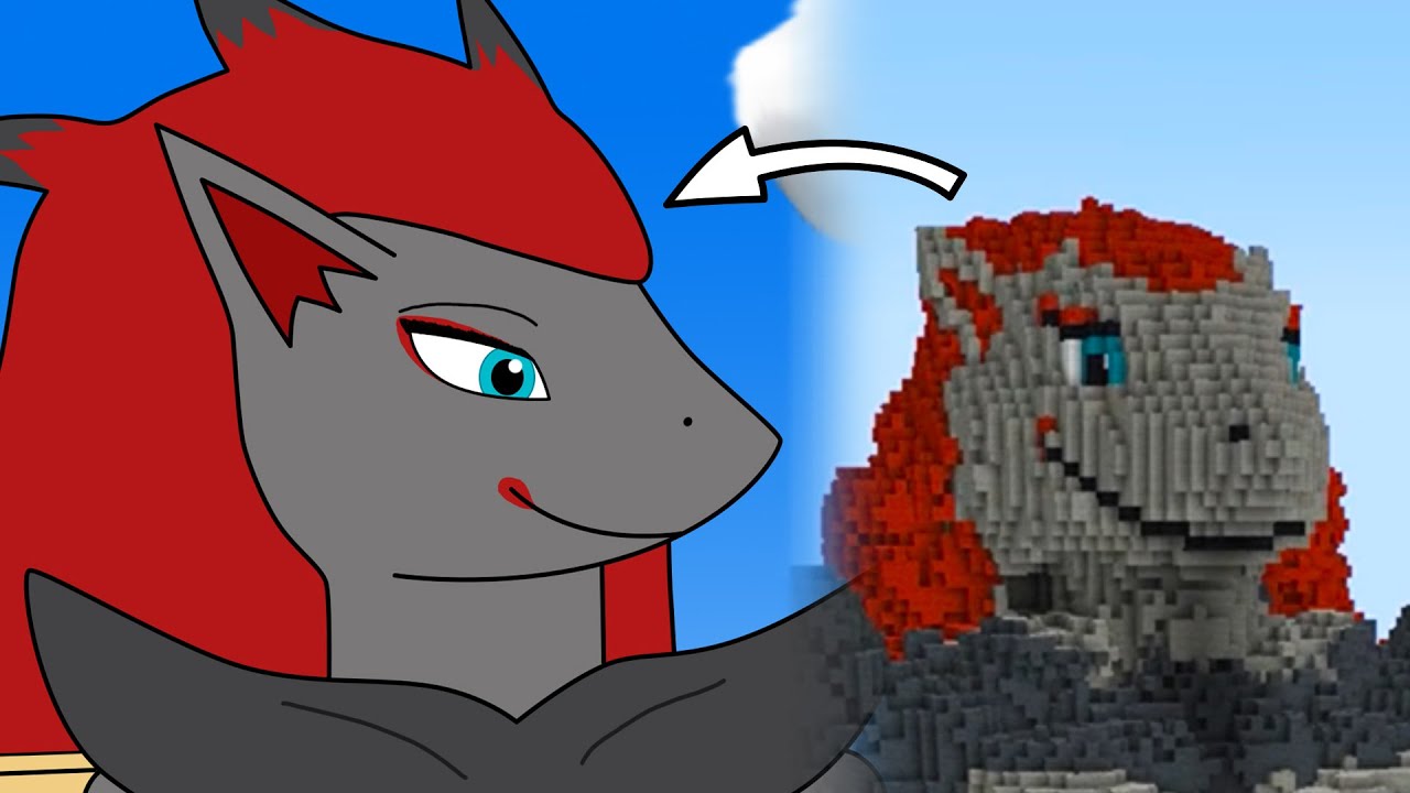 Speedpainting Female Zoroark(Pokemon) Casually Sitting On A Chair ...