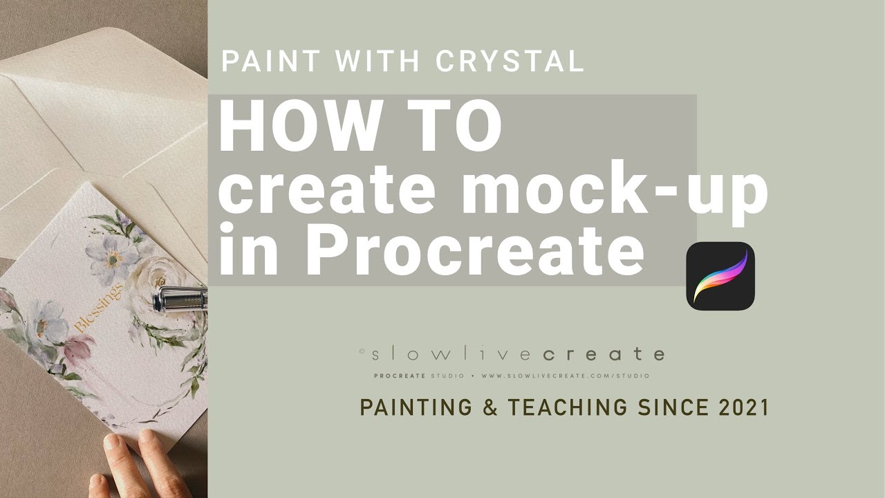 How to create mock-up using Procreate! #mockupdesign #mockup_art # ...