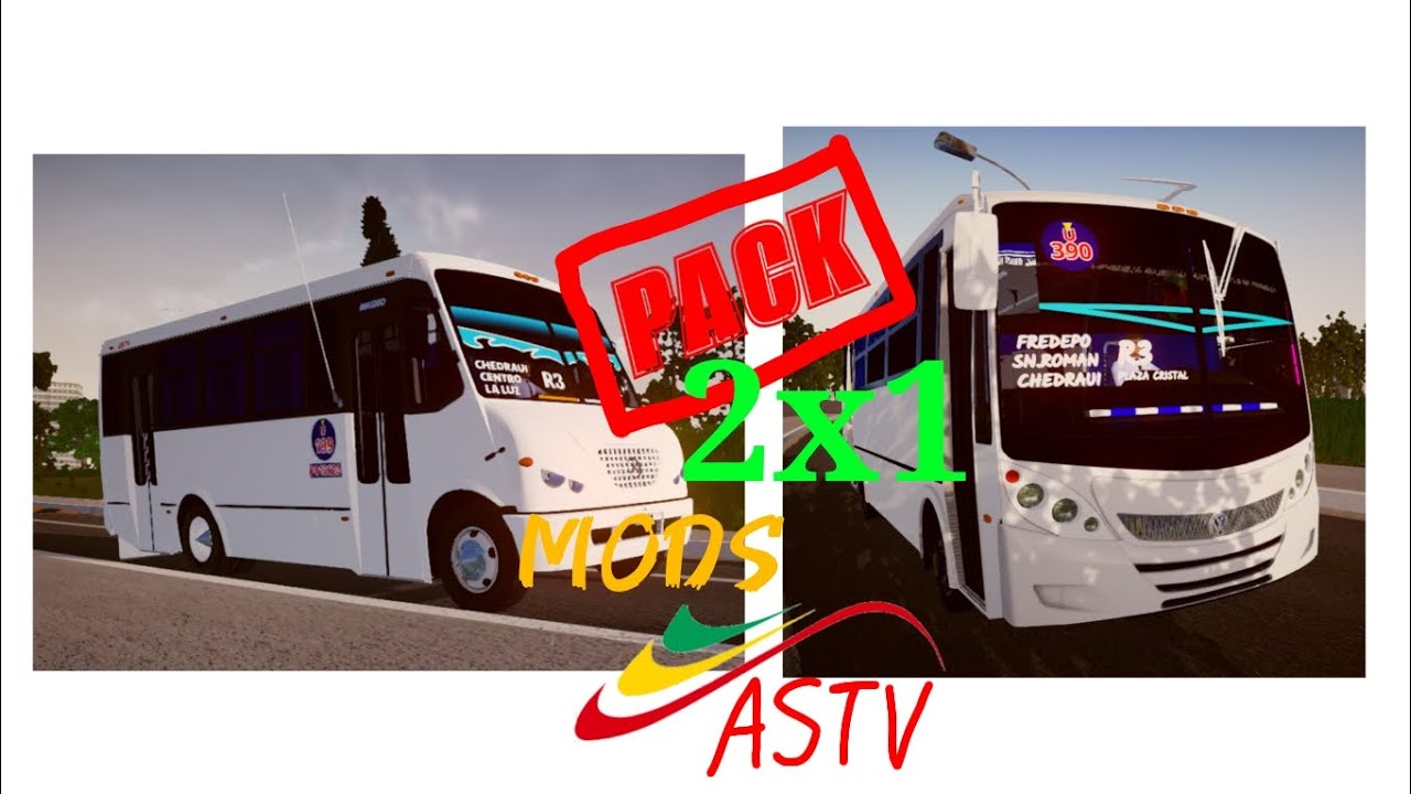 LANZAMIENTO|🤑PACK 2x1 De Mods De ASTV🥸|Proton Bus Simulator|DESCARGALO ...