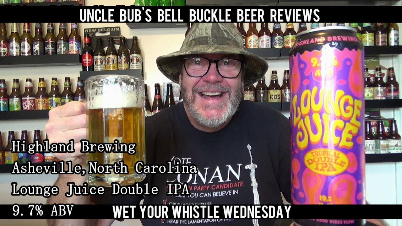 WYWW - Highland Brewing - Lounge Juice - Tropical Double IPA 9.7% - YouTube