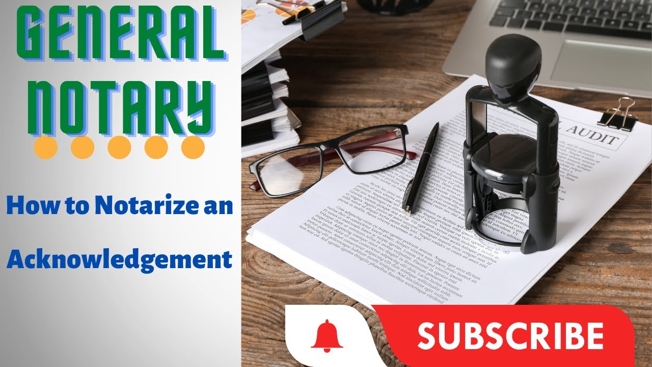 How To Notarize An Acknowledgement Form Easy Tips YouTube how-to-notarize-an-acknowledgement-form-easy-tips-youtube