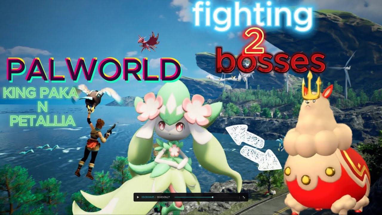 CAPTURING KING PAKA N PETALLIA PALWORLD GAMEPLAY IN HINDI | Bijoy Plays ...