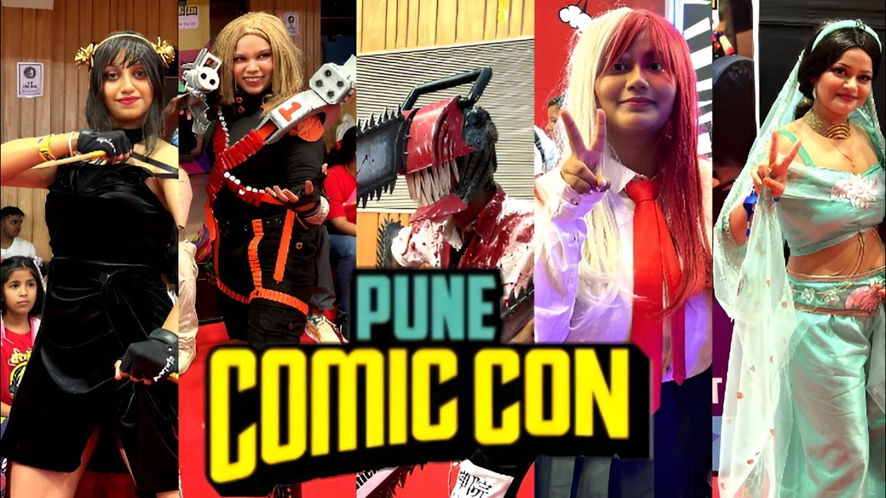 OTAKU FAN VISITS PUNE COMIC CON!! FIRST TIME EXPERIENCING COSPLAY EVENT LET'S GO!!! - YouTube