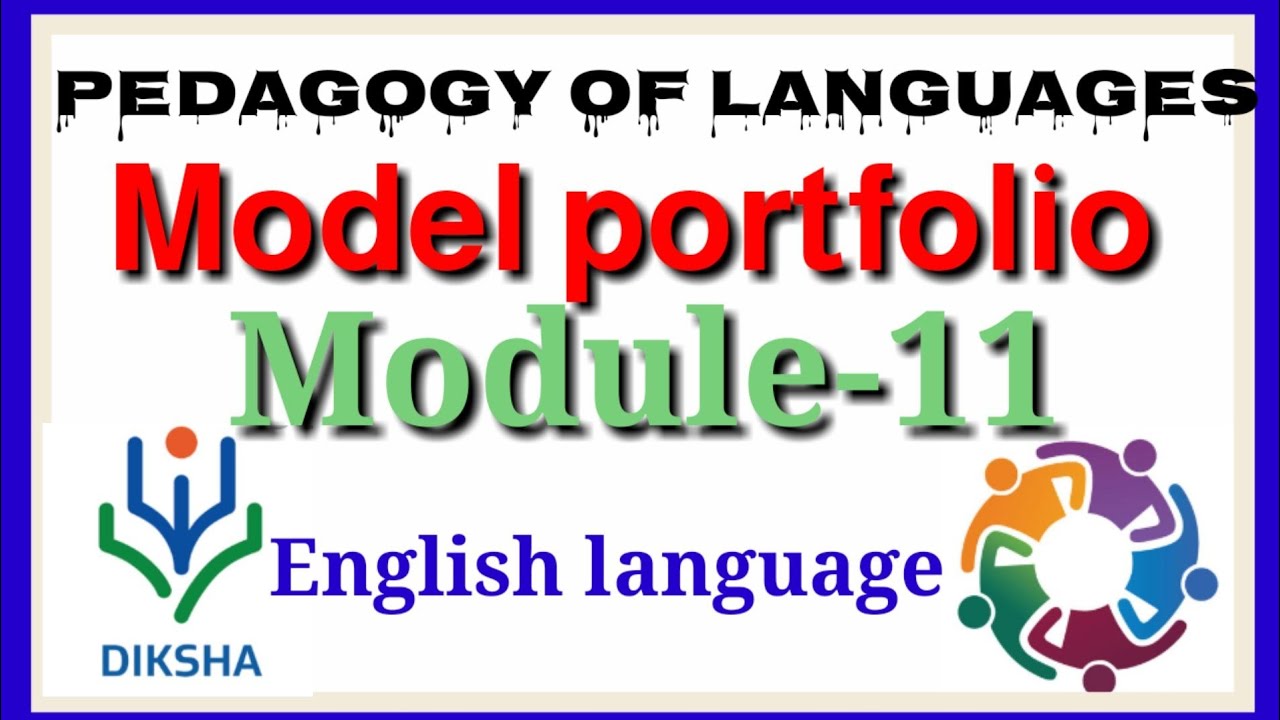 Module -11 portfolio ||Portfolio of English language #englishunitplan # ...