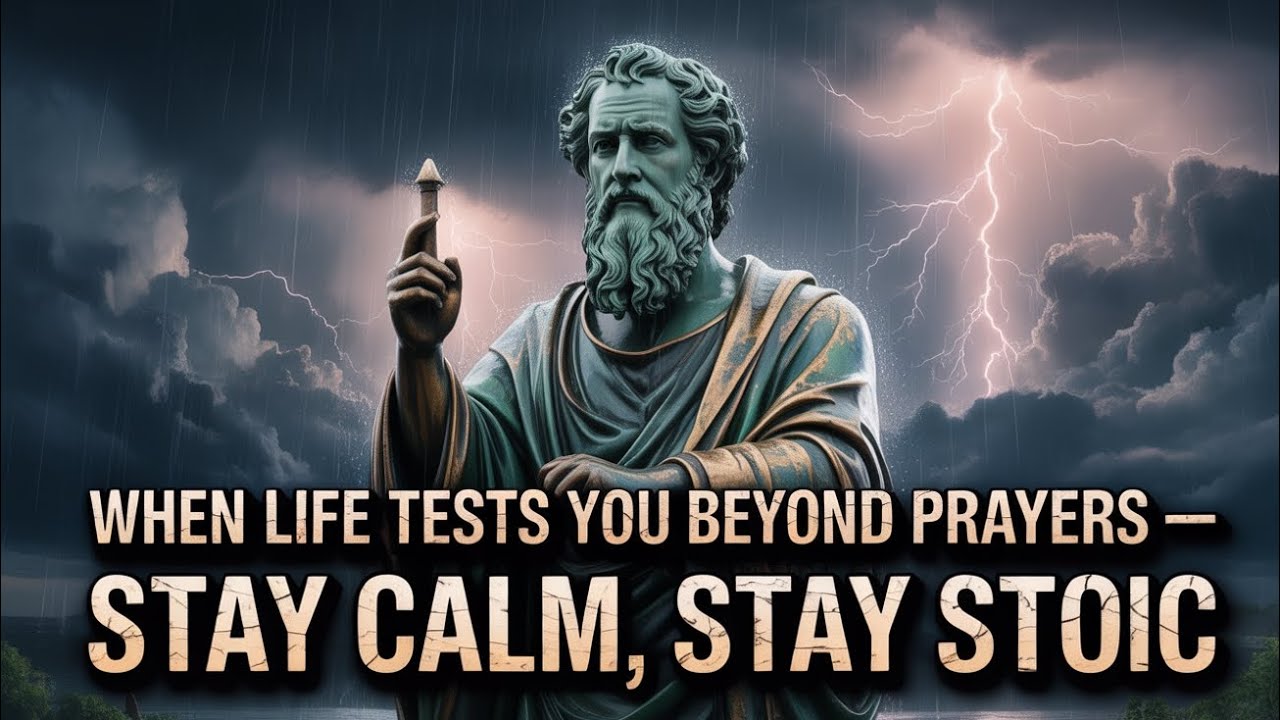 When Life Tests You Beyond Prayers — Stay Calm, Stay Stoic - YouTube