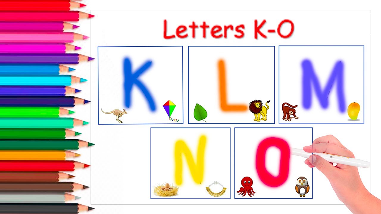 Learn the ABCs in Upper-Case | K to O | ABCD Baby School | A to Z - 03 ...