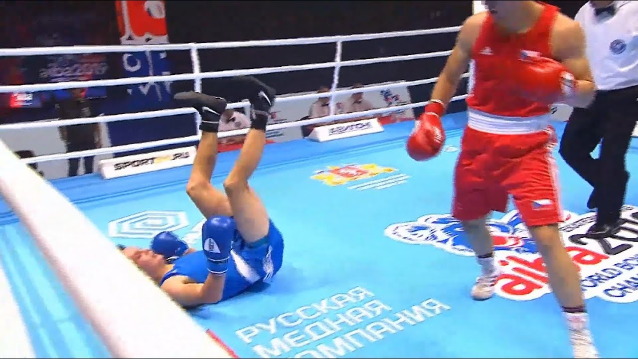 Preliminaries (75kg) BARTL Milos (CZE) vs OSTROUMOV Mikhael (ISR) /AIBA World 2019 - YouTube