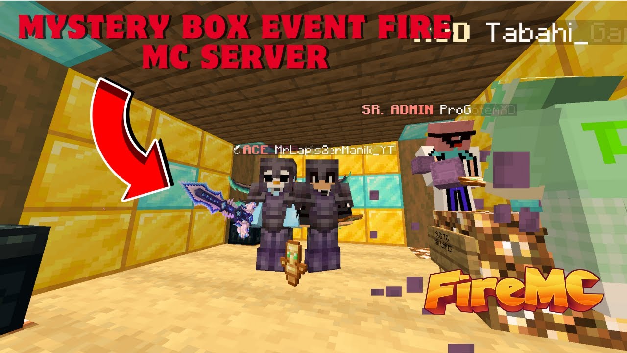 MYSTERY BOX EVENT FIRE MC SERVER #firemc @lapislive @PSD1 - YouTube
